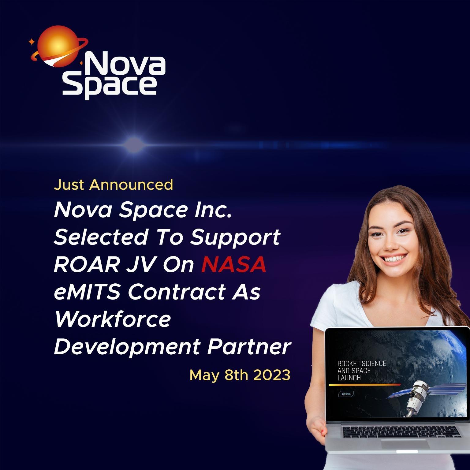 Nova Space Inc. Selected To Support ROAR JV On NASA eMITS Contract As ...